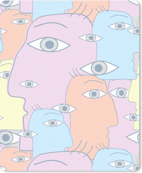 Pastel - Ogen - Abstract - Patronen | bol.com