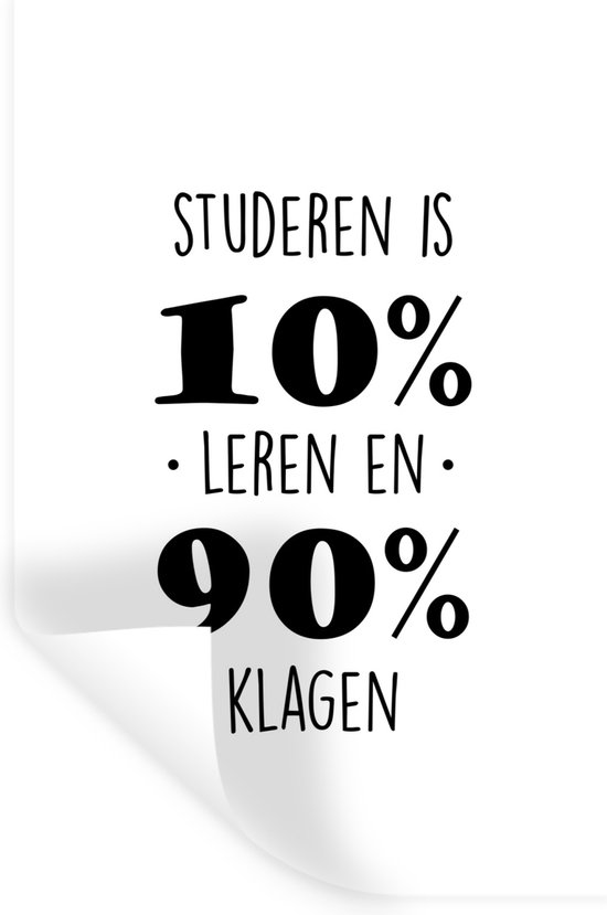 Muurstickers - Sticker Folie - School - Studenten - Quotes - Studeren ...