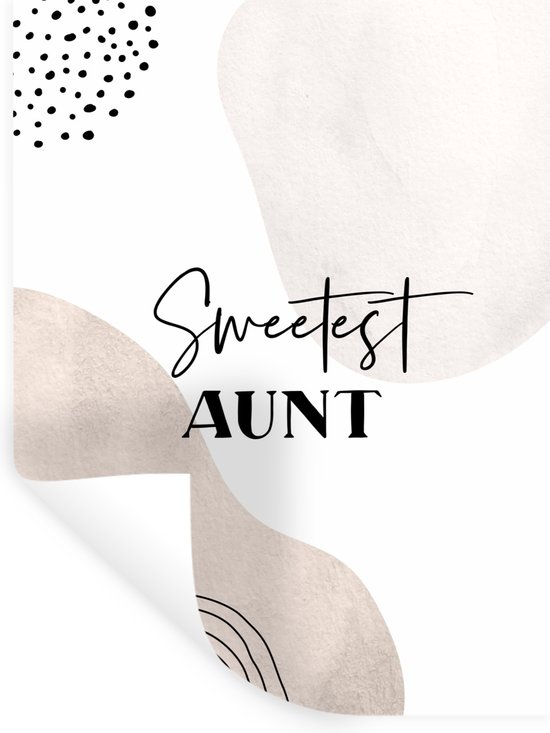 Muurstickers - Sticker Folie - Quote - Tante - Love - Aunt - 120x160 cm ...