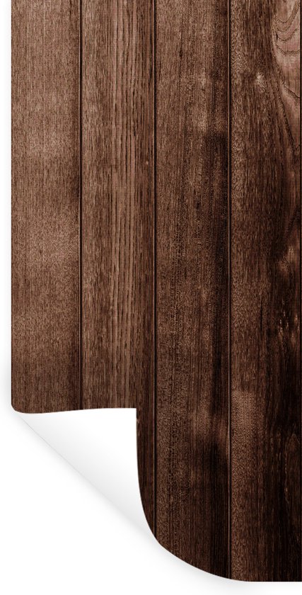 Muurstickers - Sticker Folie - Vintage - Bruin - Hout - Design - 60x120 ...