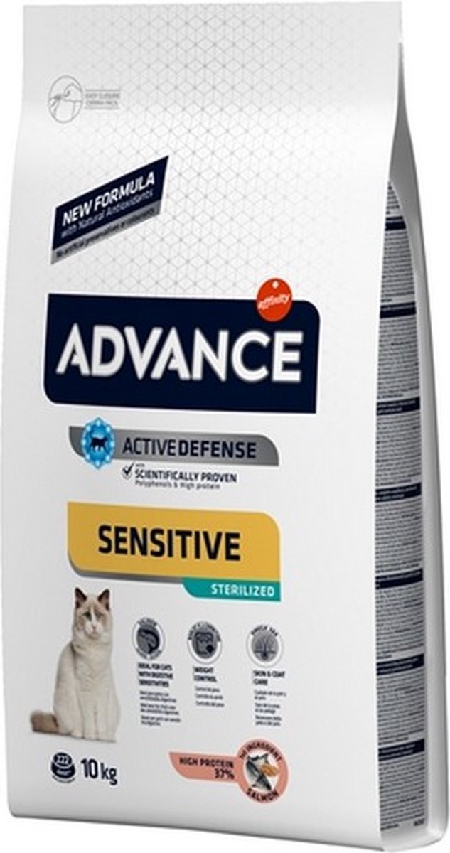 2x ADVANCE CAT STERILIZED SENSI 10KG | bol.com