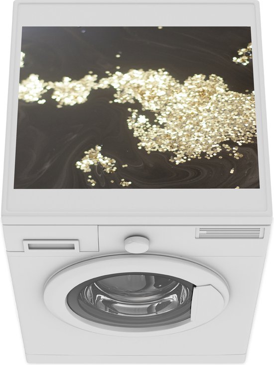 Protège machine à laver - Tapis de machine à laver - Marbre - Or ...