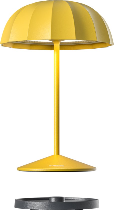 Sompex Tafellamp Ombrellino | Led | Geel - indoor / outdoor / voor binnen en buiten... | bol.com