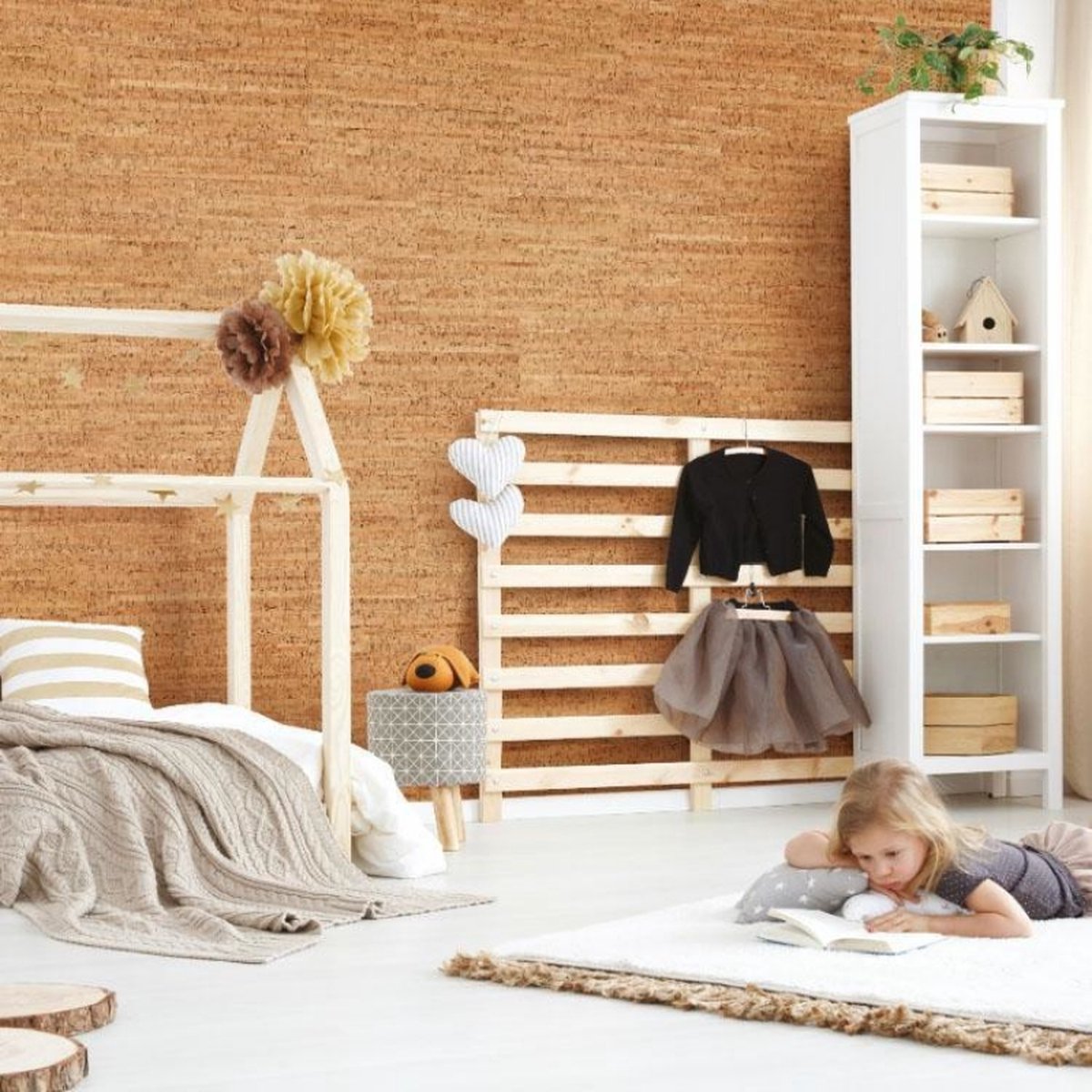 Kurk - Tegels - Behang - Wandbekleding - Prikbord - 3 mm dik - 30 x 60 ...