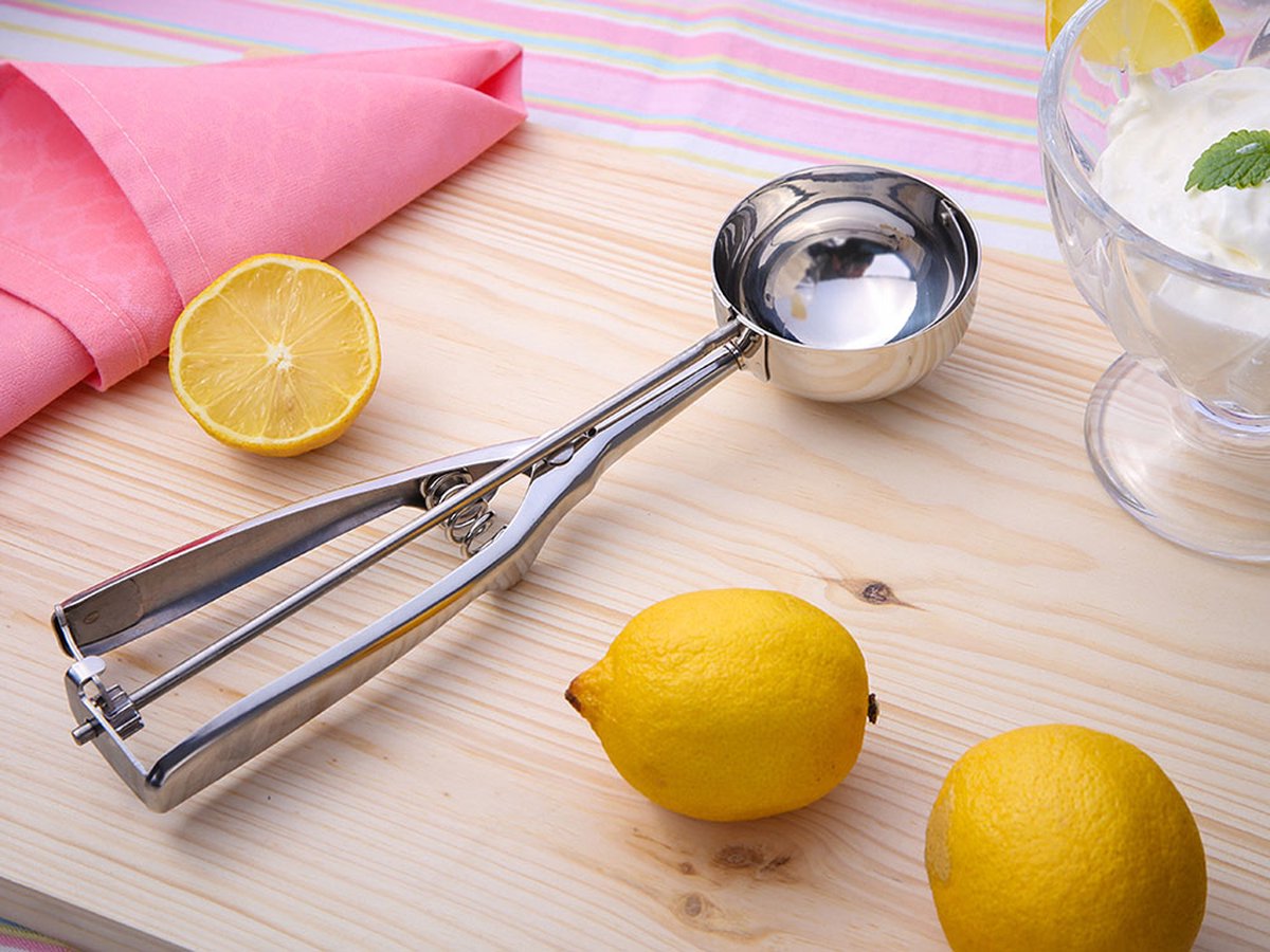 Altom Design Professionele ijsschep/ijslepel 5,5 cm RVS | bol.com