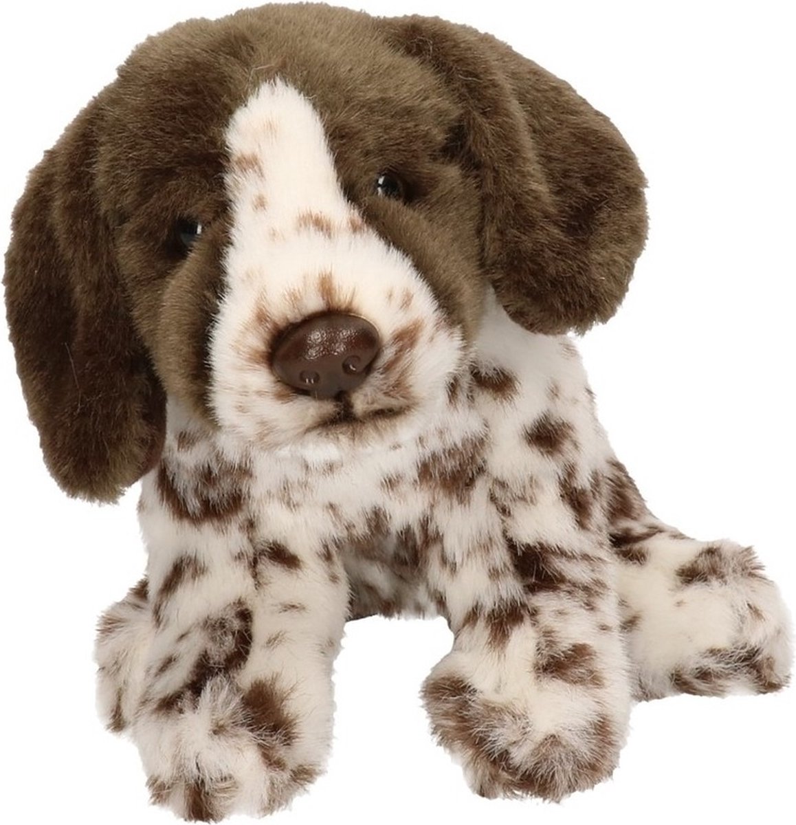 Pluche bruin/witte Engelse Pointer honden knuffel 17 cm - Honden ...