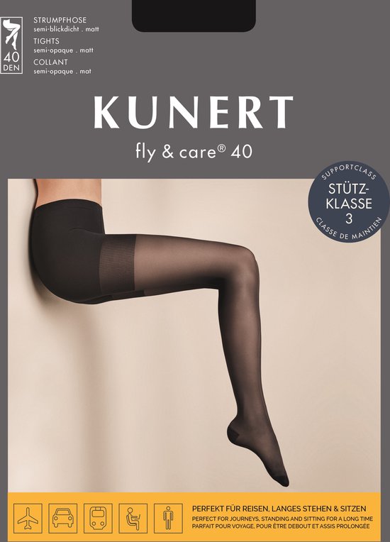 Kunert Fly & Care 40 Panty - Cashmere - Maat 38-40 | bol