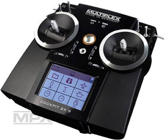 Multiplex Cockpit SX 9 RC handzender 2,4 GHz Aantal kanalen: 9 Incl ...