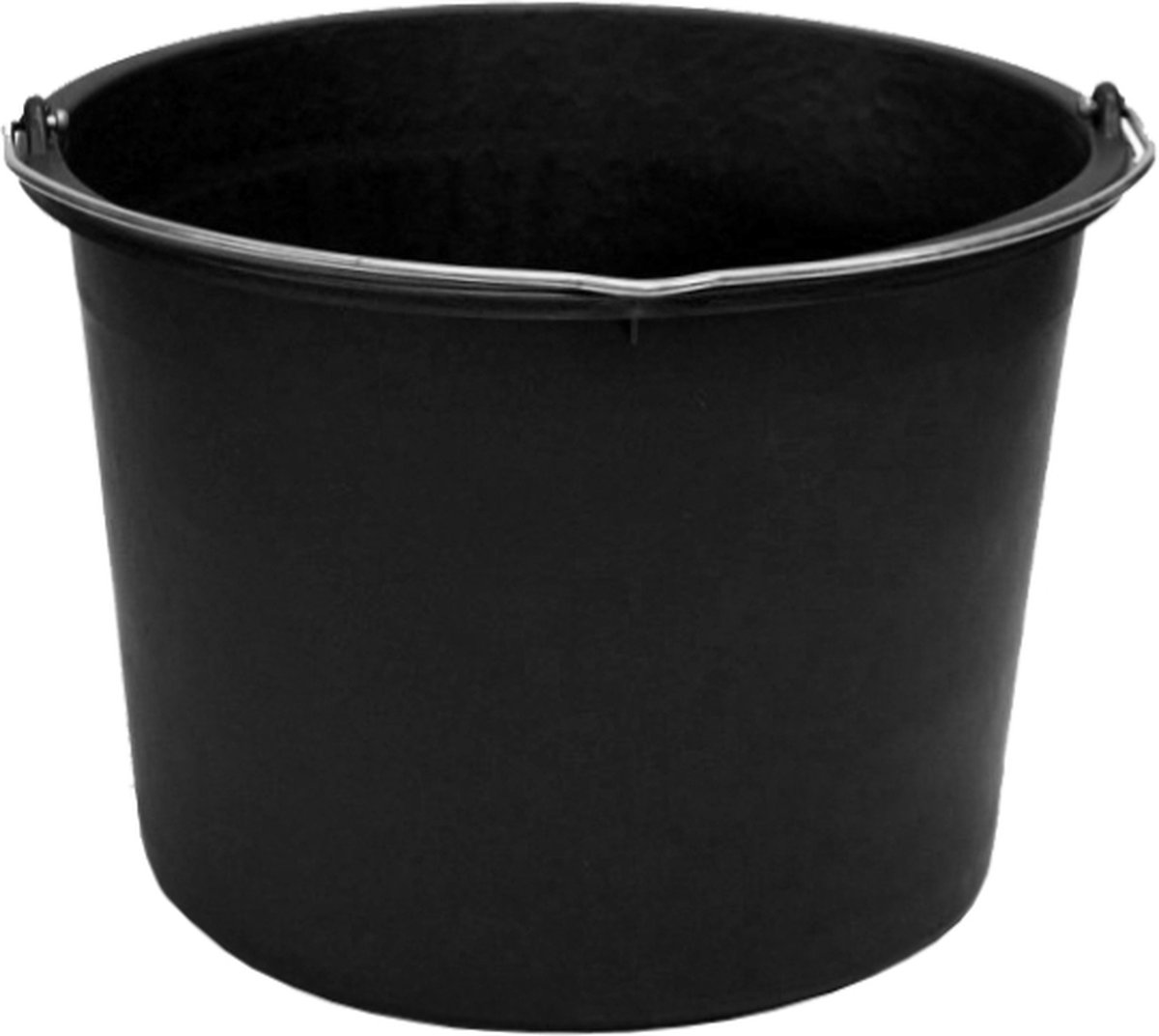 Excellent - Bouw emmers - Zwarte emmer met maatverdeling - Emmer zonder ...