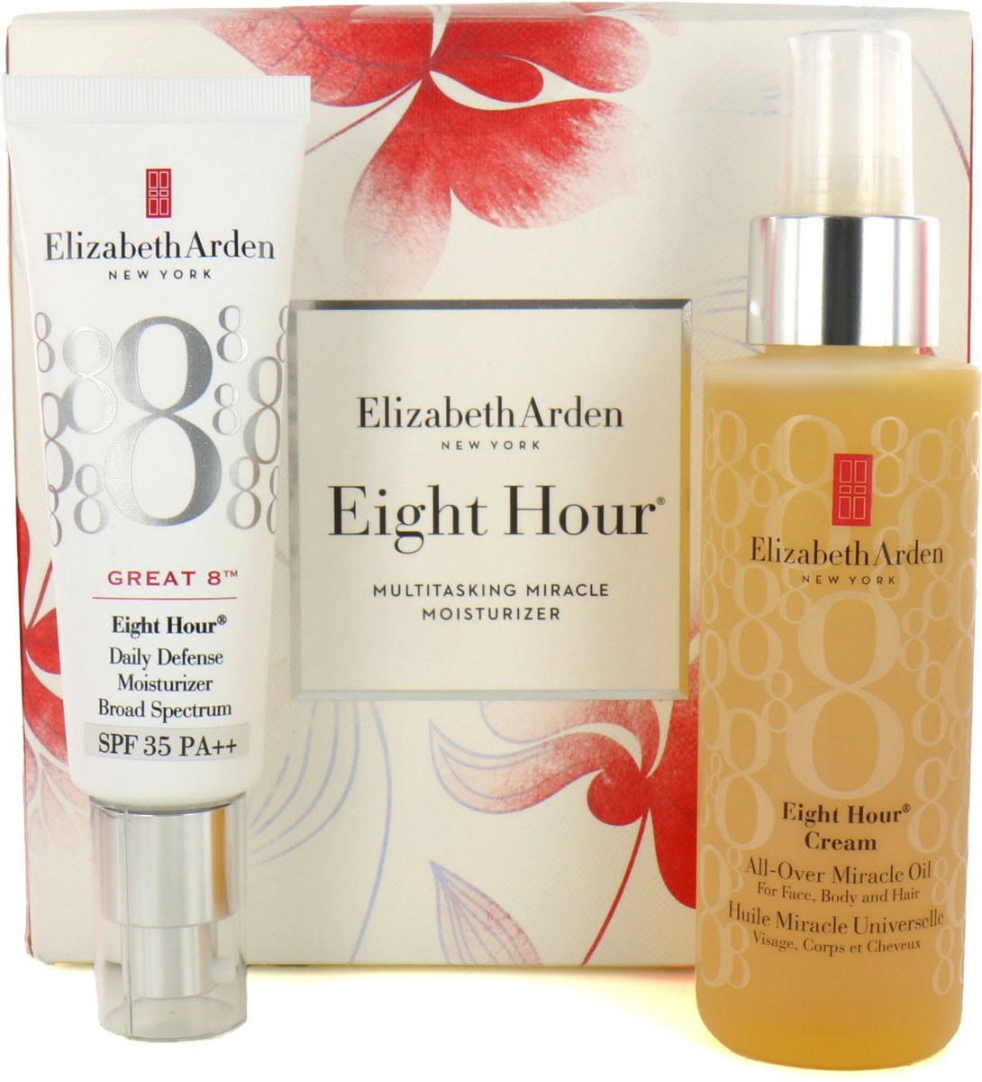 Elizabeth Arden Eight Hour Multitasking Miracle Moisturizer Gift set ...