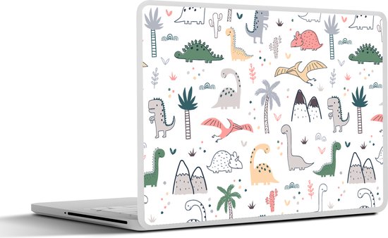 Laptop sticker - 13.3 inch - Patronen - Dino - Boom - Jongetje ...
