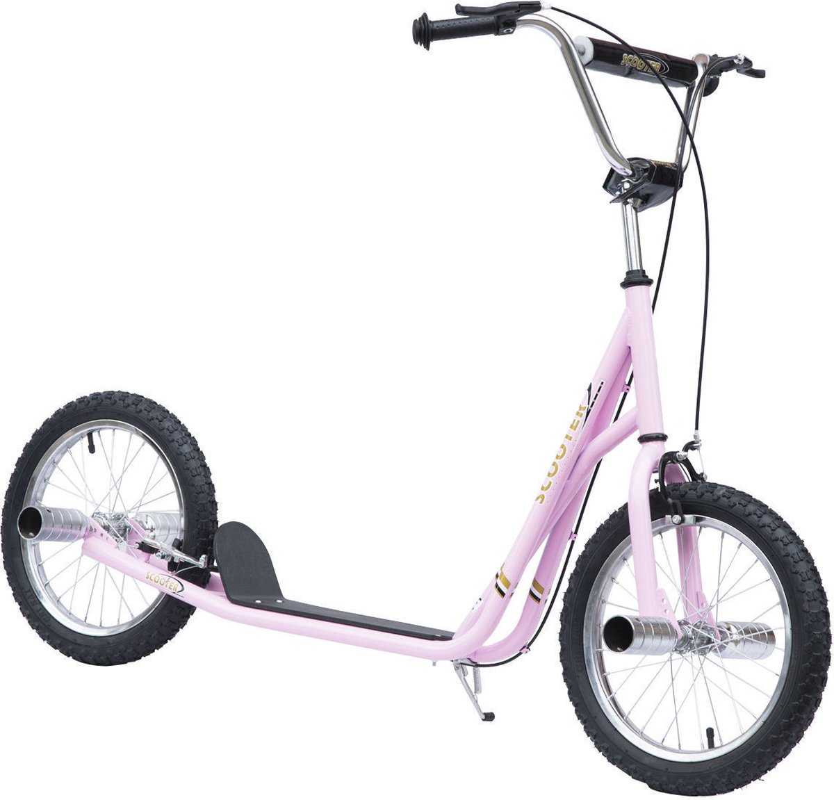 HOMCOM Kiderstep step step voor kinderen stadsstep kickboard 16 inch 53 ...