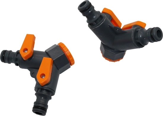 Tuinslang verdeler - waterverdeler - koppelstuk - tuinslang splitter- tuinslang koppeling | bol.com