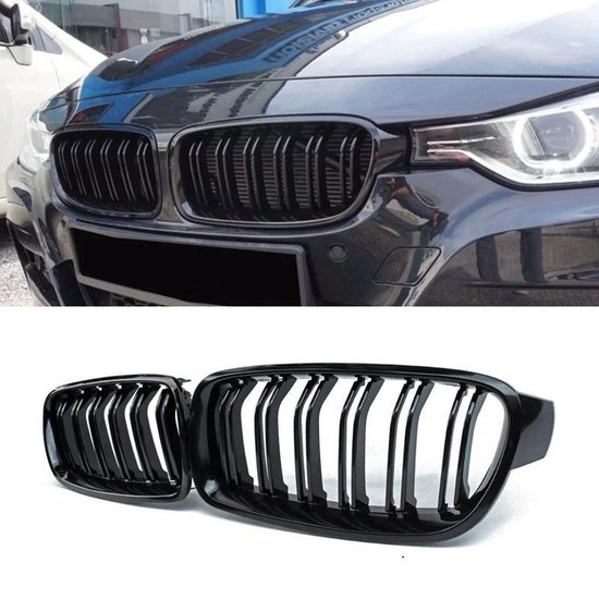 Sport Grille Nieren Bmw F30 F31 F35 3 Serie Glans Zwart M3 Look Exclusieve look LCI... | bol.com
