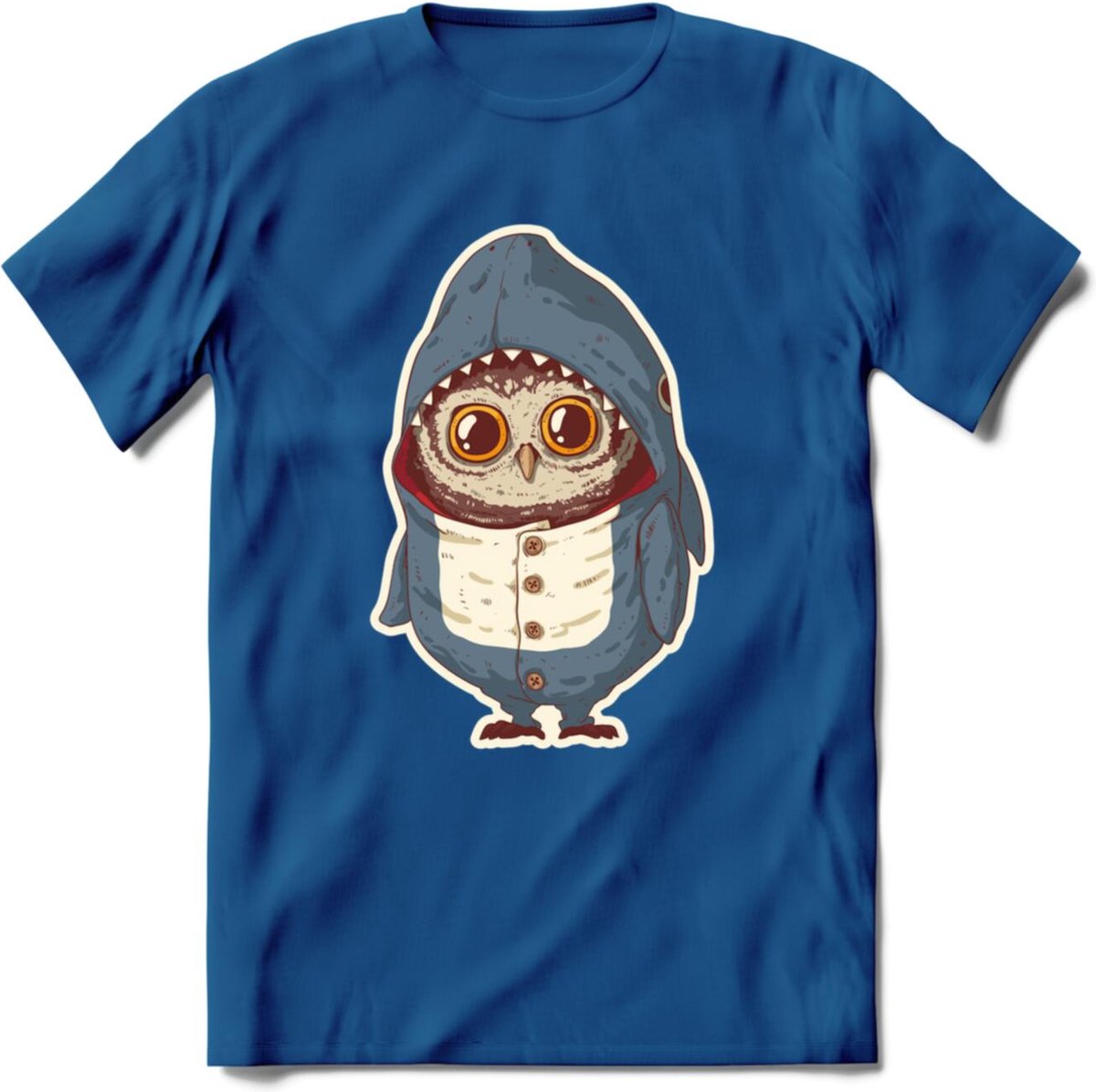 Casual haai uil T-Shirt Grappig | Dieren vissen uilen Kleding Kado ...