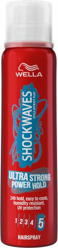 Wella Shockwaves Ultra Strong Power Hold - Haarspray - 250 ml | bol.com