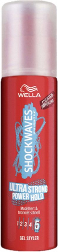 SHOCKWAVES Haargel Wella Shockwaves Ultra Strong Power Gel Styler, 100 ...