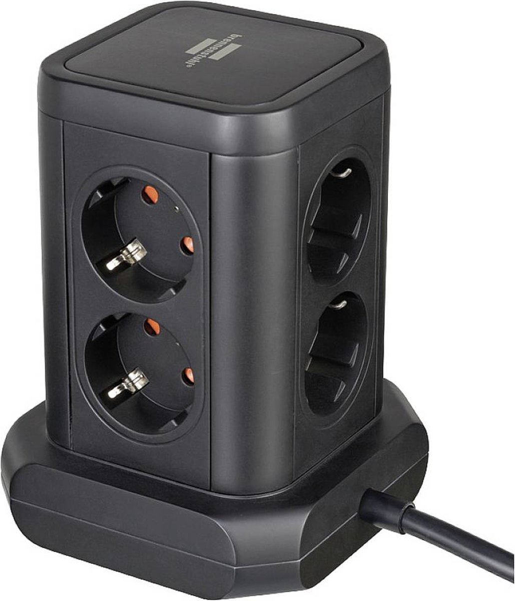 Tour multiprise Brennenstuhl 8 voies avec USB (bloc de prises 8 voies ...