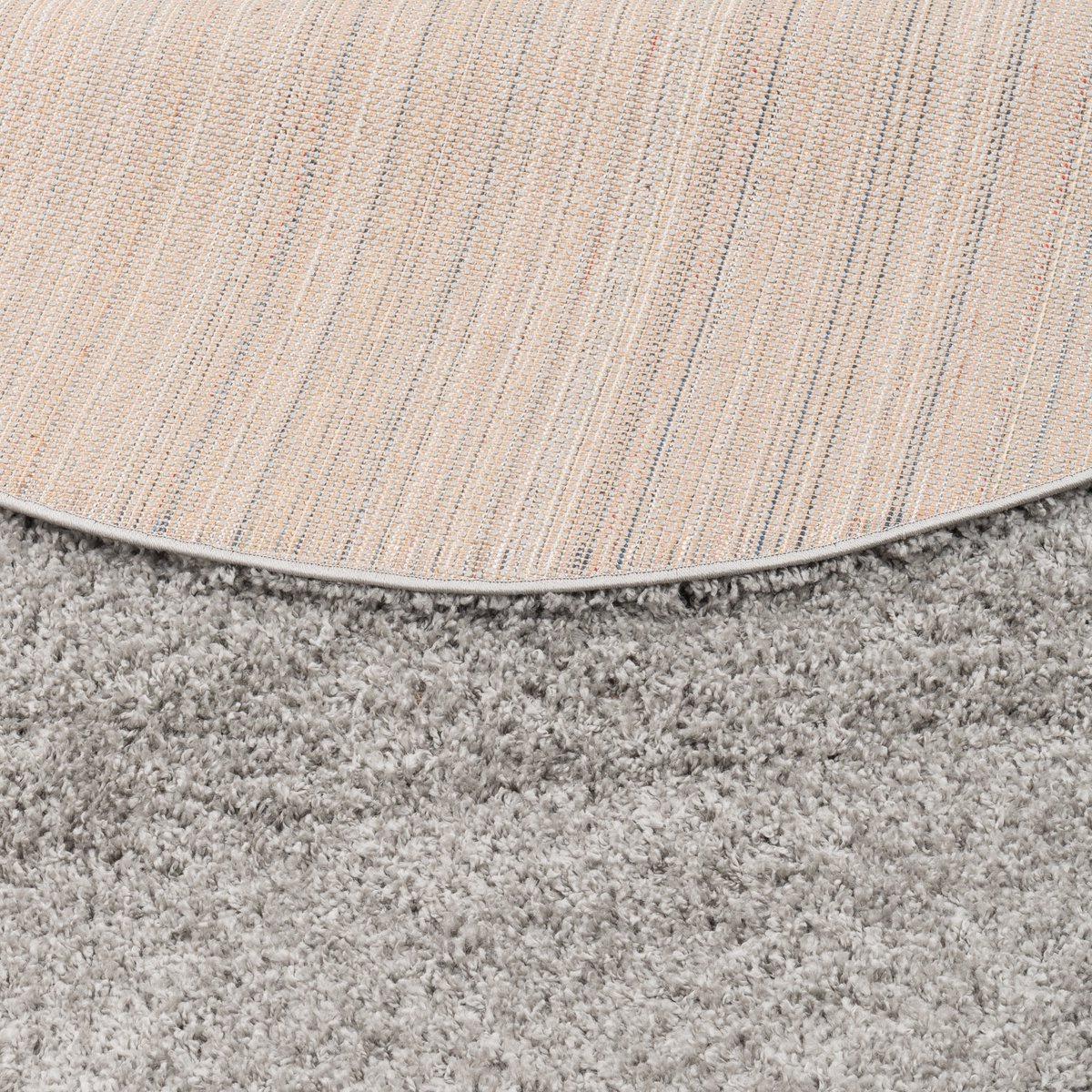 Pergamon Hoogpolig langpolig Shaggy tapijt vloerkleed Fluffy Rond | bol.com