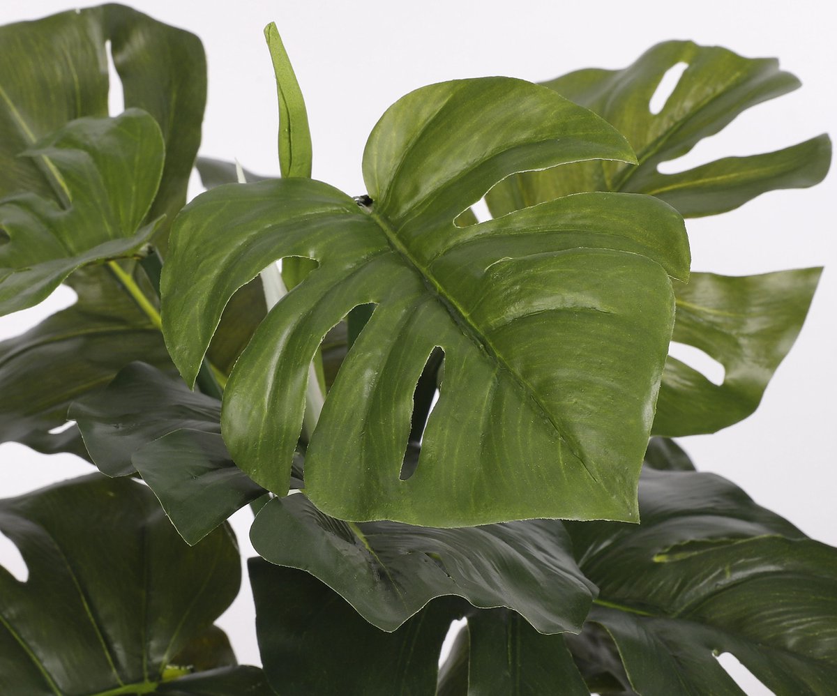 Mica Decorations Monstera Kunstplant in Bloempot Stan - H48 x Ø39 cm ...