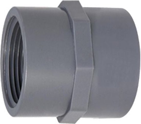 PVC schroefbus 40 x1¼ bi.dr.PN10 | bol.com