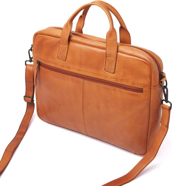 N.Y. one A4 Werktas | Zakelijke leren werktas | Werktas heren | Werktas ...