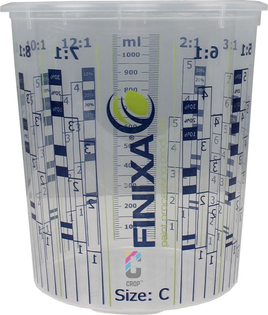 FINIXA Mengbekers 1300ml - 200 stuks | bol