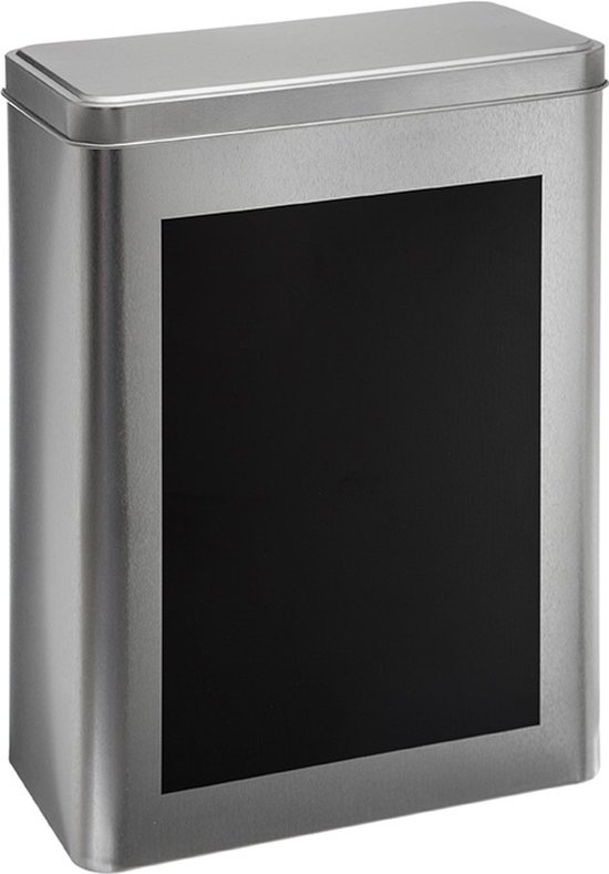 Five® SC Bewaarbussen met tekstvak (pasta bewaarbus) - Zwart - Met ...