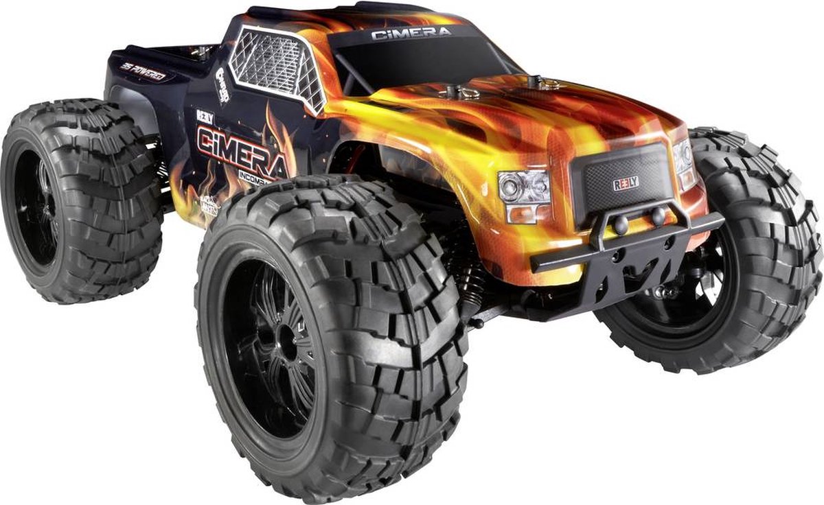 Reely Cimera Zwart Brushless 1:10 RC auto Elektro Monstertruck 4WD 100% ...