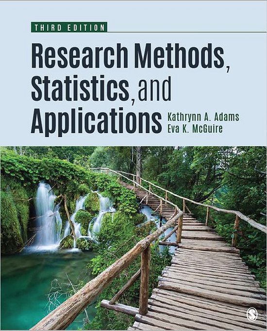 Research Methods, Statistics, and Applications (ebook), Adams, Kathrynn ...