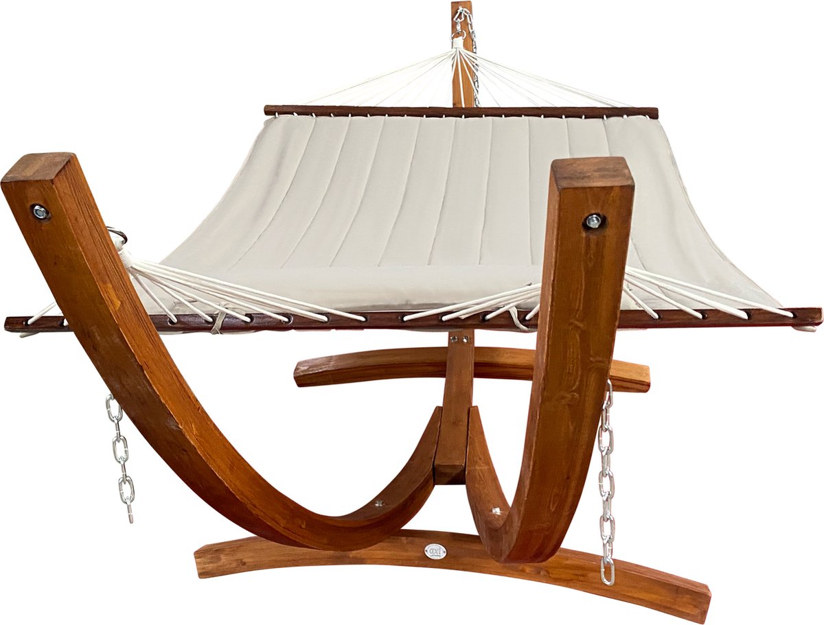 AXI Hawaï Hangmat set - Beige hangmat met FSC houten frame - max. 250 ...
