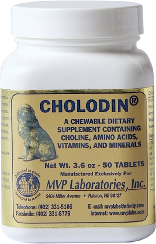 Cholodin Hond - 50 TABLETTEN | bol.com