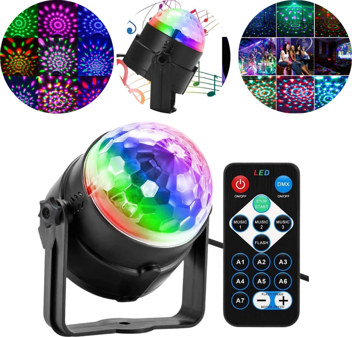 OKAL LED Discolamp - Discobal - Discobal - Discobol - Voor volwassenen ...