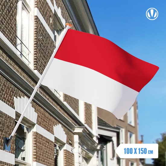 Vlag Monaco 100x150cm - Spunpoly | bol