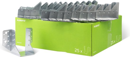 Alberts 25x balkschoen paalsteun paalanker balksteun 60 x 100 mm | bol