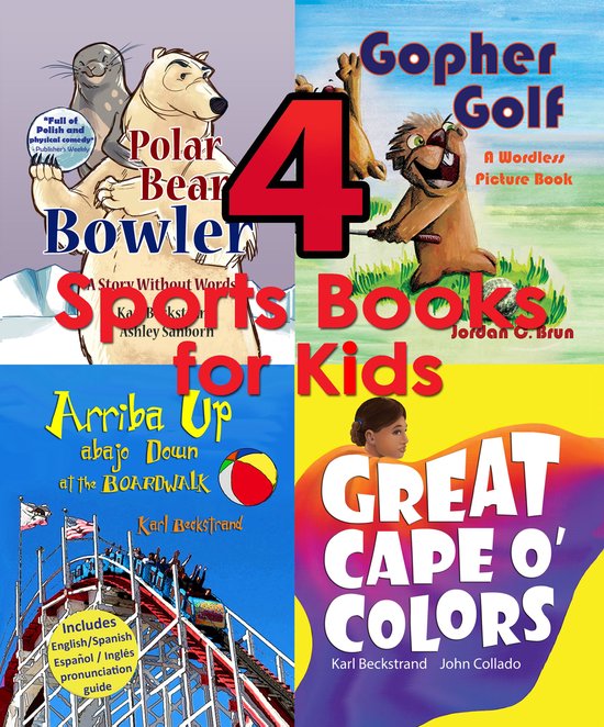4 Sports Books for Kids: Illustrated for Beginning Readers (ebook ...