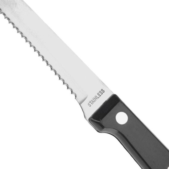 Steakmessen Edelstaal 21 cm 6 stuks - Messenset - Steakmessenset ...