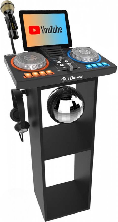 iDance Stage DJ, XD101n DJ controller, Stand, Mic en Hoofdtelefoon ...