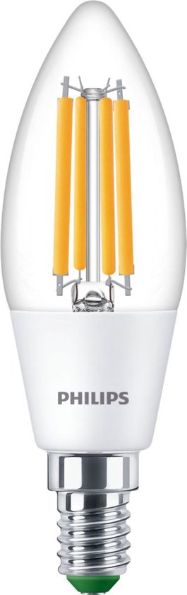 Philips MASTER LEDcandle Ultra Efficient E14 Kaars Helder 2.3W 485lm - 827 Zeer Warm... | bol