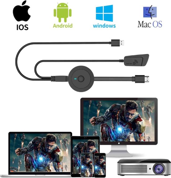 TADES® Chromecast 4K - Chromecast Voor TV - Chrome Cast - Android TV ...