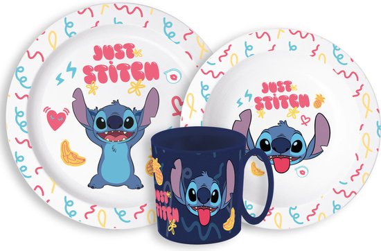 Disney - Lilo en Stitch Palms servies - kinderservies - ontbijtset ...
