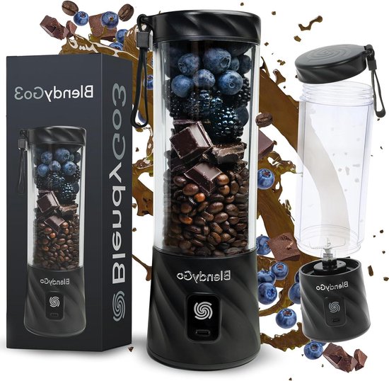 BlendyGo 3 Blender Smoothiemaker - Draagbaar - 550 ml - BlendPro ...