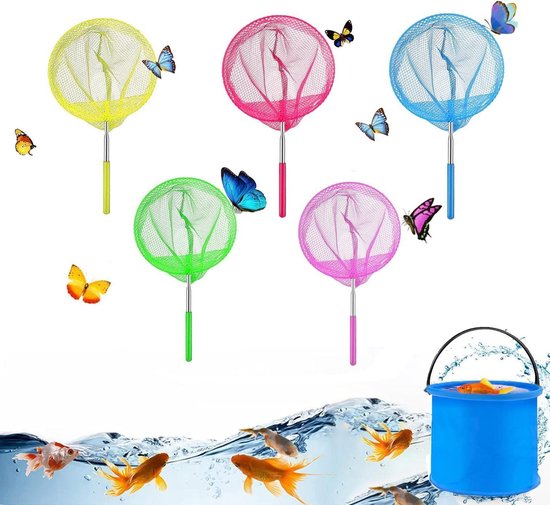 Telescopische schepnet voor kinderen - 6 stuks - vlindernet ...