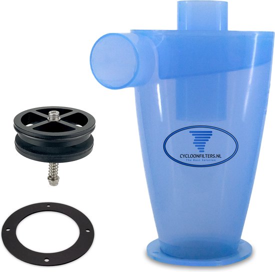 Cyclone filter set: filter model 4 (transparant) + afdichtring ...