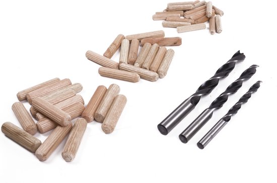 Benson Complete houtbewerking deuvel set - 47-delig - inclusief carbon ...