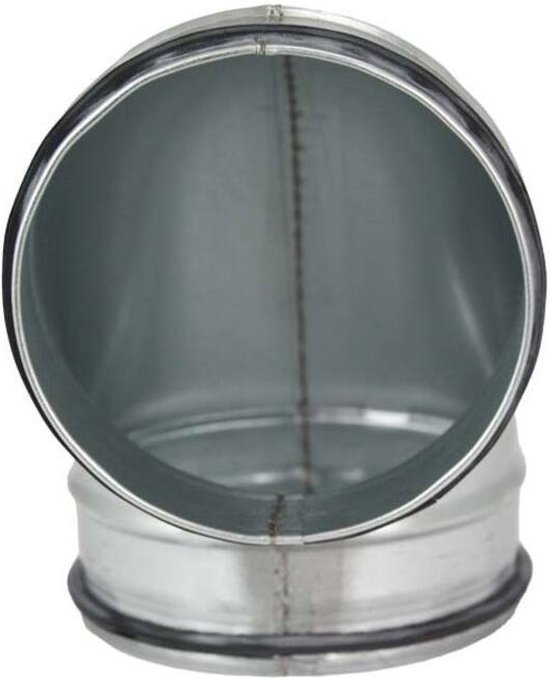 Korte ronde spiro bocht 90° Ø 150mm voor spirobuis | bol