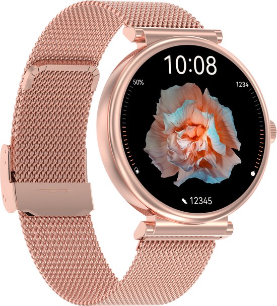 Belesy® Dear - Smartwatch Dames – Stappenteller – Calorieën –Hartslag ...