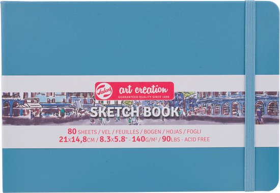 Schetsboek talens art creation blauw 21x15 cm | 1 stuk | bol