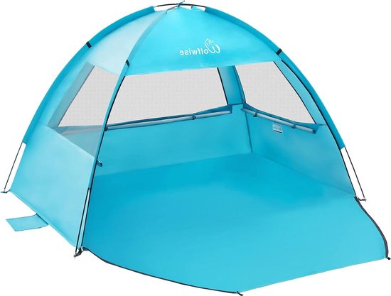 Makkelijk op te Zetten Strandtent UPF 50+ Zonbescherming Overkapping ...