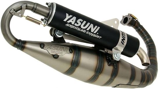 Uitlaat Yasuni C16 zwart Minarelli Verticaal | bol